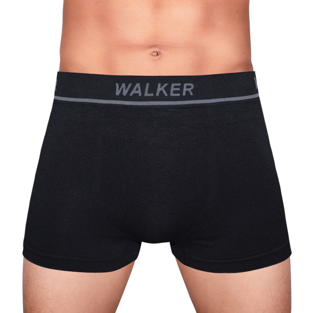 Walker Seamless Stretch Cotton Comfort Boxer Brief (Single Pack ...