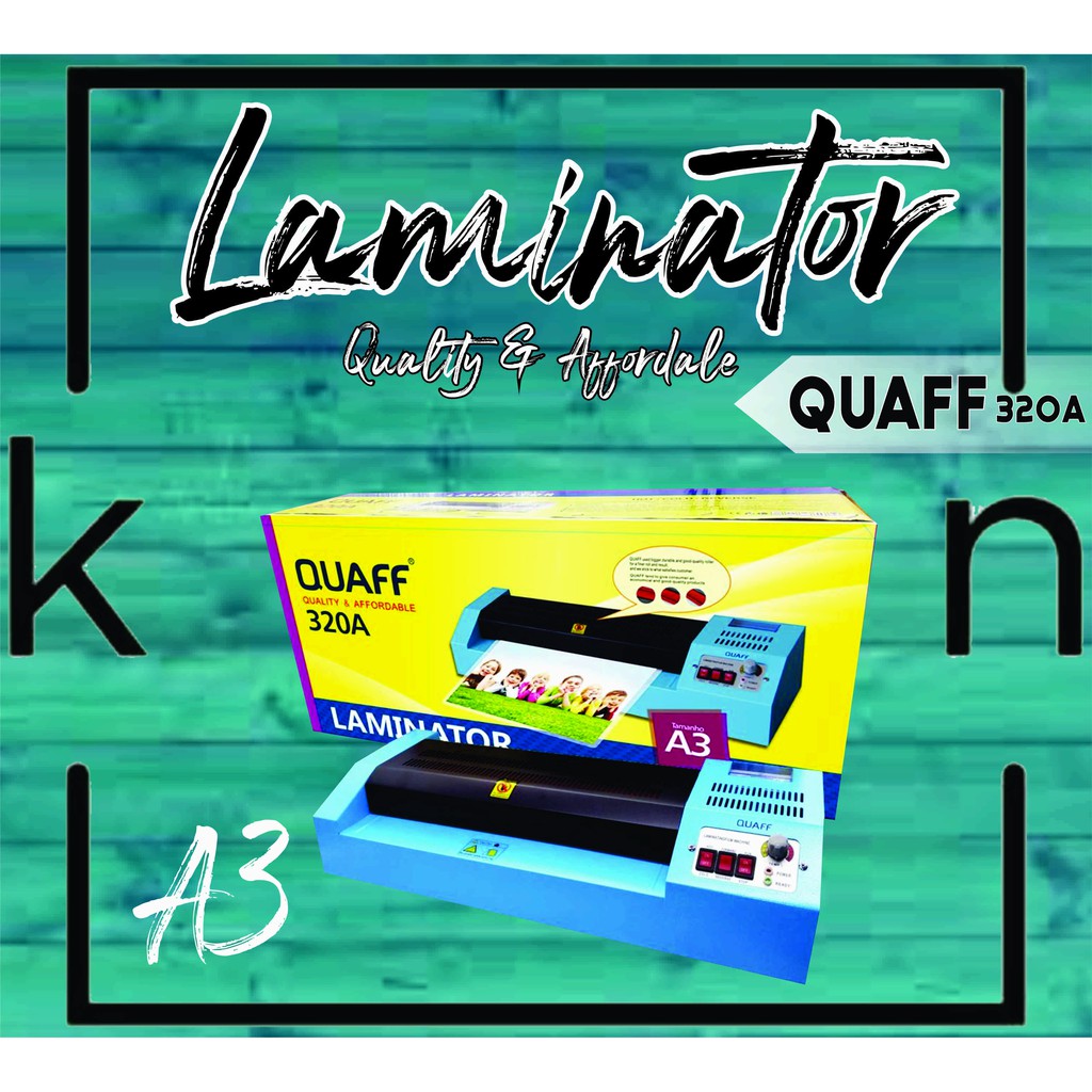 Quaff Laminator Machine A3 Hot Cold Heavy Duty Shopee Philippines
