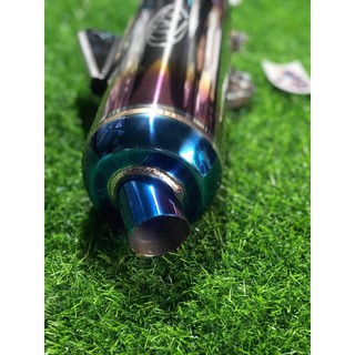 JVT EXHAUST PIPE FOR CLICK V3 STAINLESS (TITANIUM BODY) ( TAMBUTSO ...