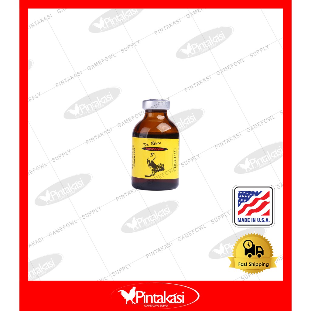 Breco Dr. Blues Aminoplex injectable 30ml for Conditioning for Gamefowl ...