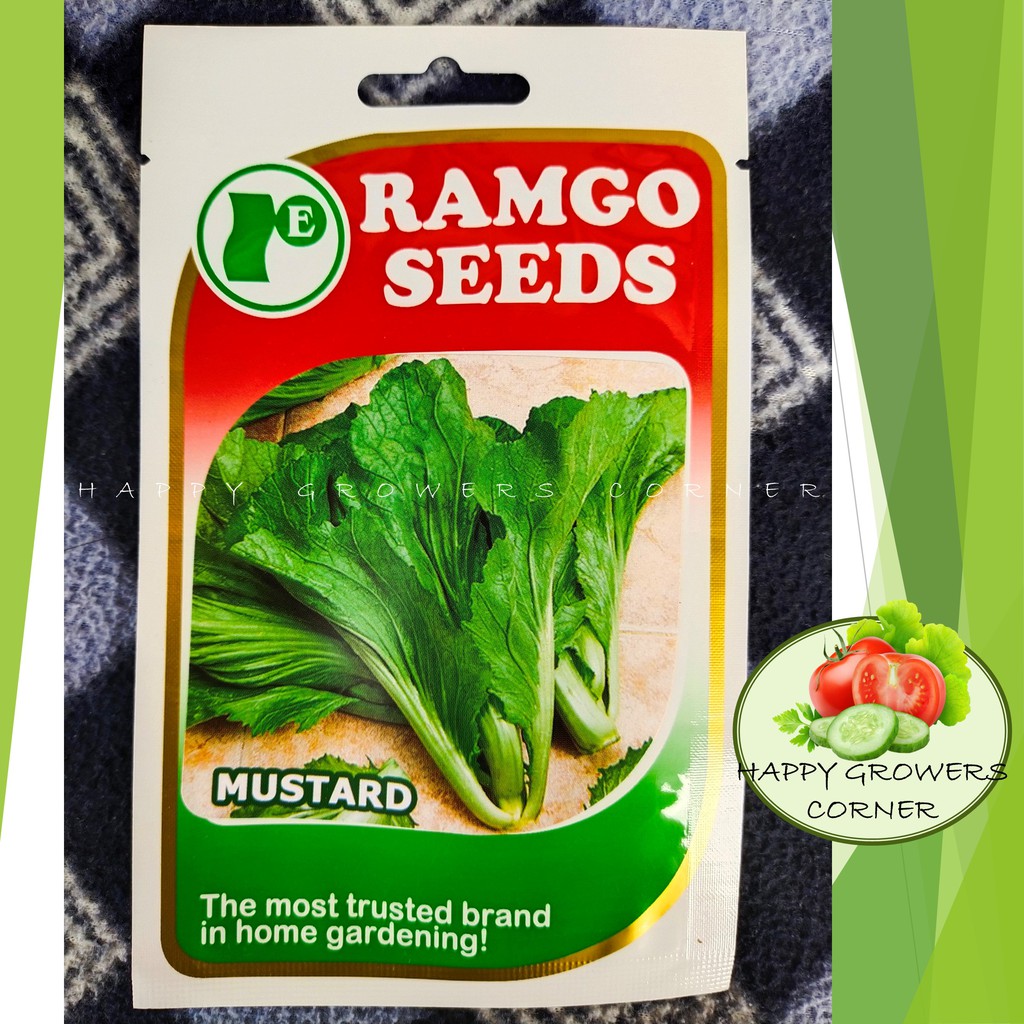 MUSTARD NAMHONG EXCEL (5 GRAMS) RAMGO SEEDS | Shopee Philippines
