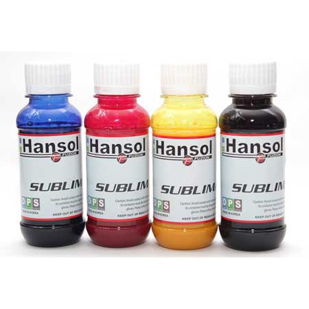HANSOL SUBLIMATION INK 100ml ( C , M , Y , K , LC , LM ) | Shopee ...