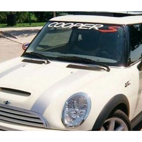For Mini cooper S Banners Windshield Decals Cars Stickers 4"x40 ...