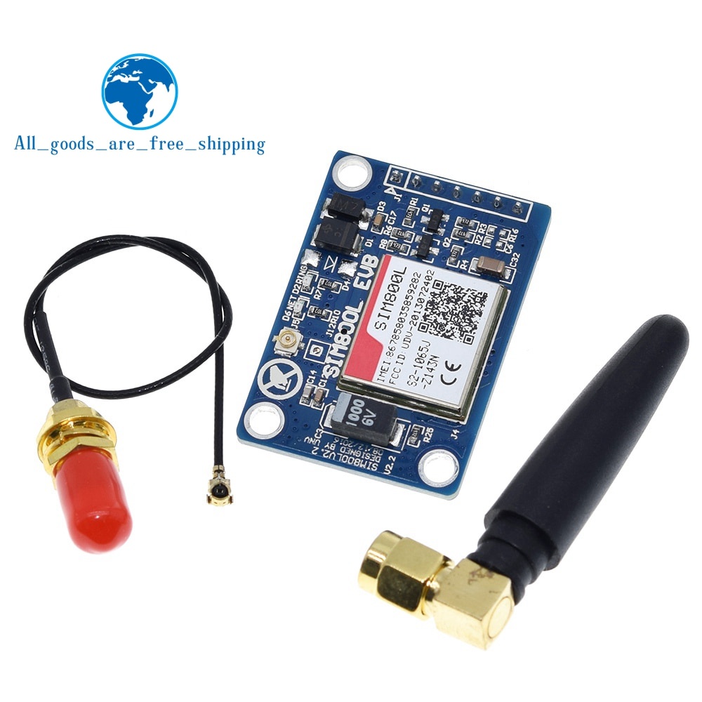 1set SIM800L V2.0 5V Wireless GSM GPRS MODULE Quad-Band W/ Antenna ...