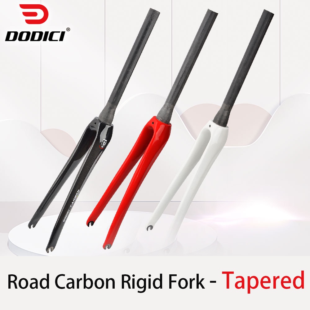 DODICI carbon fiber road front fork 700C Tapered rigid fork one-piece ...