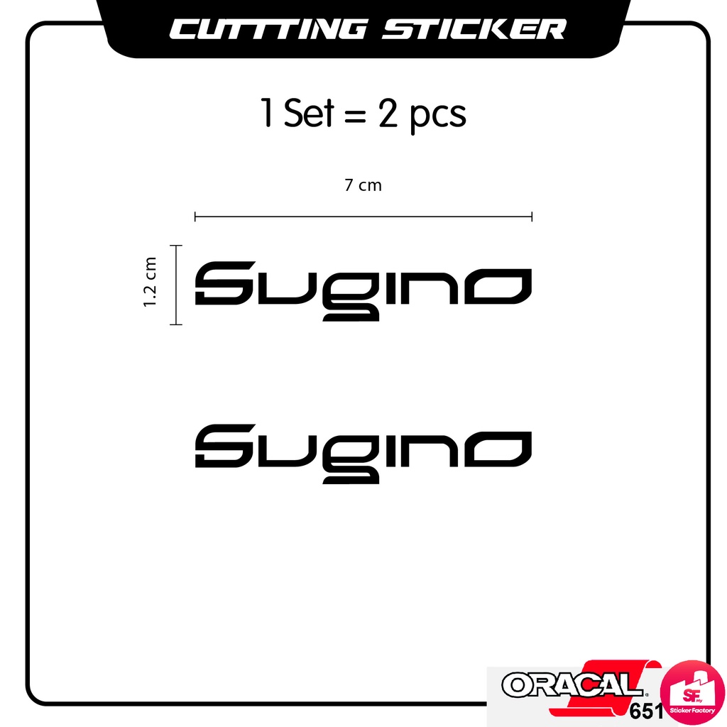 Sugino Sticker Logo / Bicycle decal / Cransket Logo Decal Premium ...