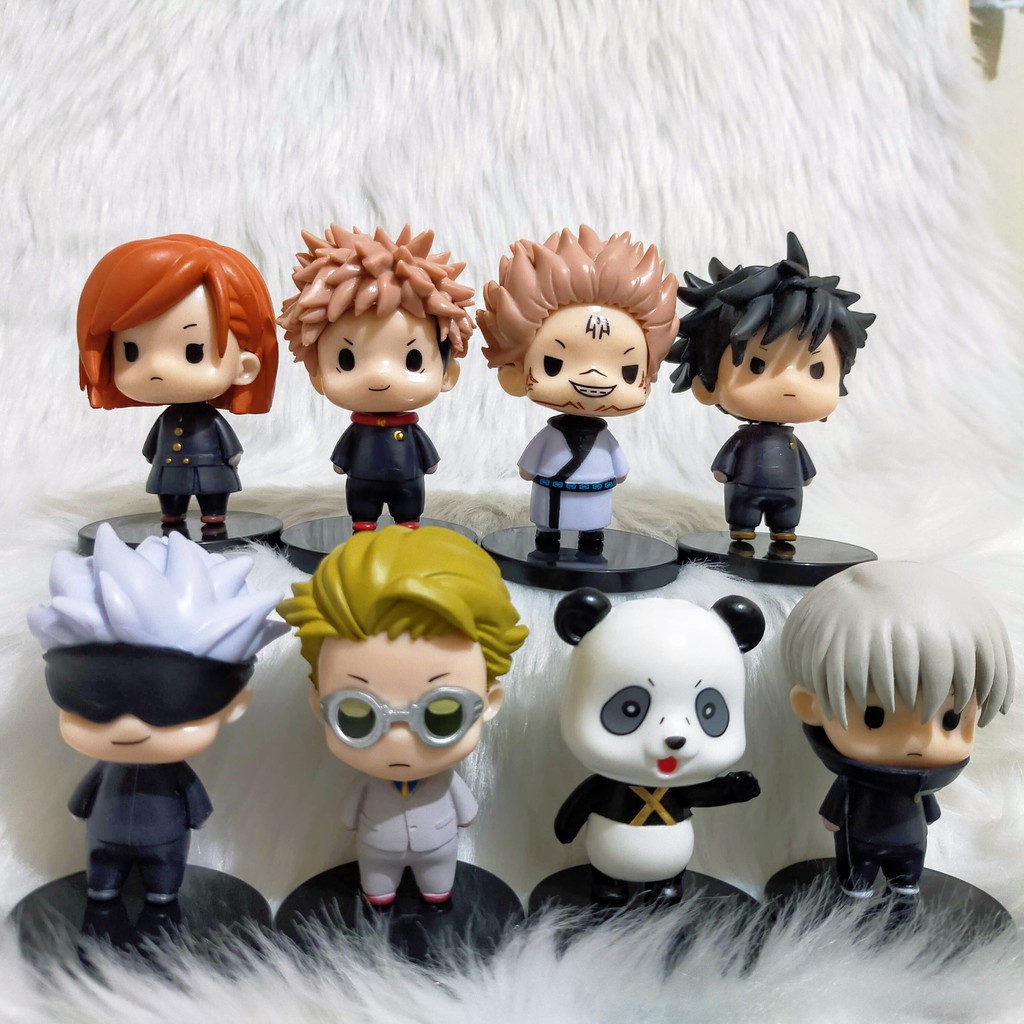 Jujutsu Kaisen Chibi PVC Action Figures Anime Merchandise Gojo, Itadori ...