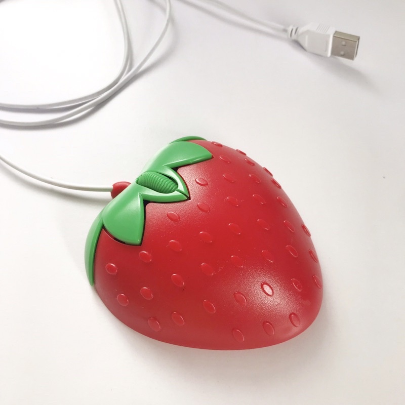 Cute Strawberry Mouse (wired) | Shopee Philippines