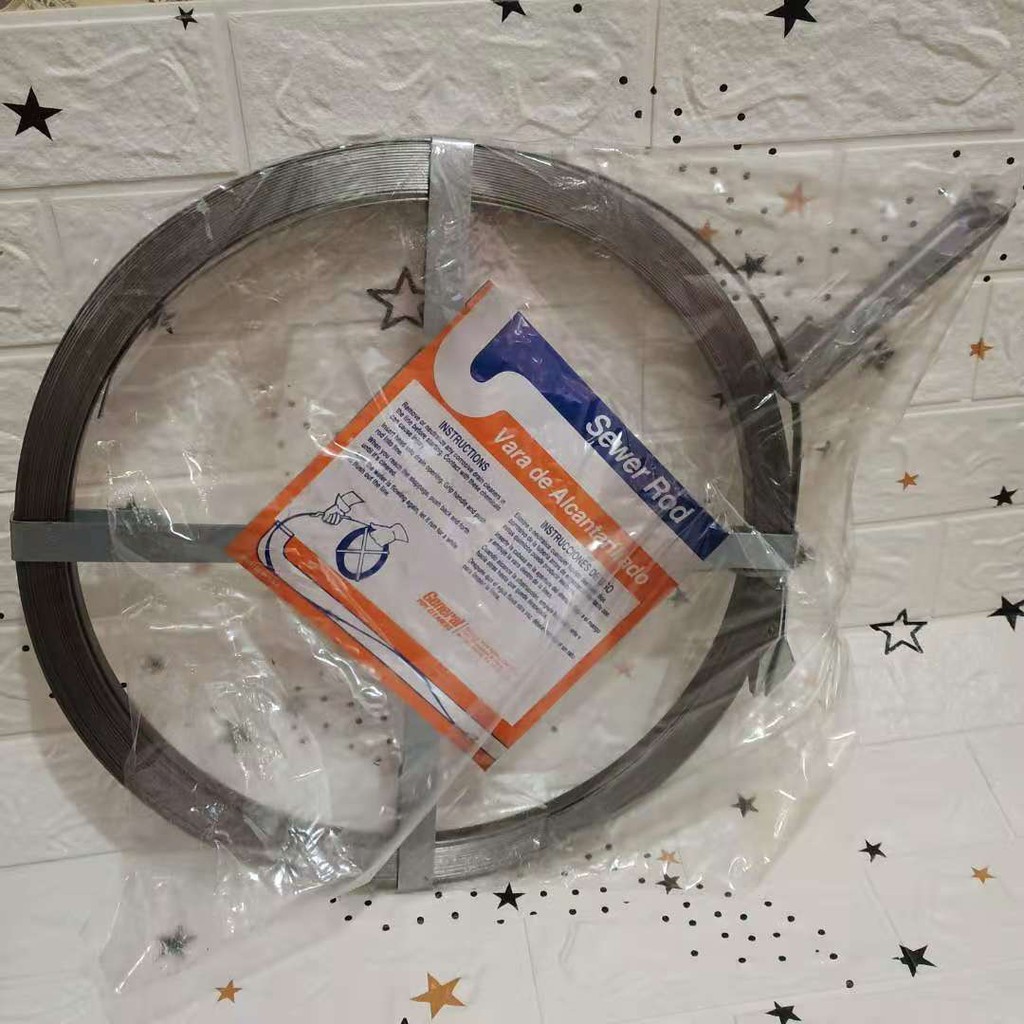 Sewer Rod Drainage Sewage Declogger Metal Flat Bar Pointed Head Plehe ...