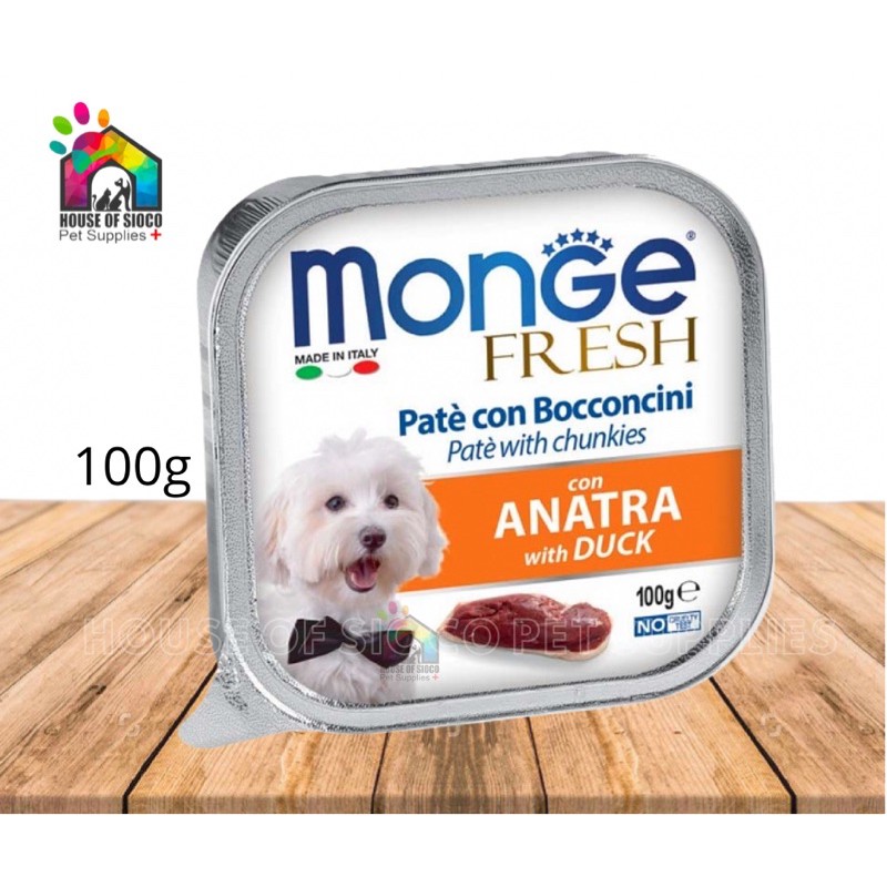 Monge Fresh Wet Dog Food 100g | Shopee Philippines