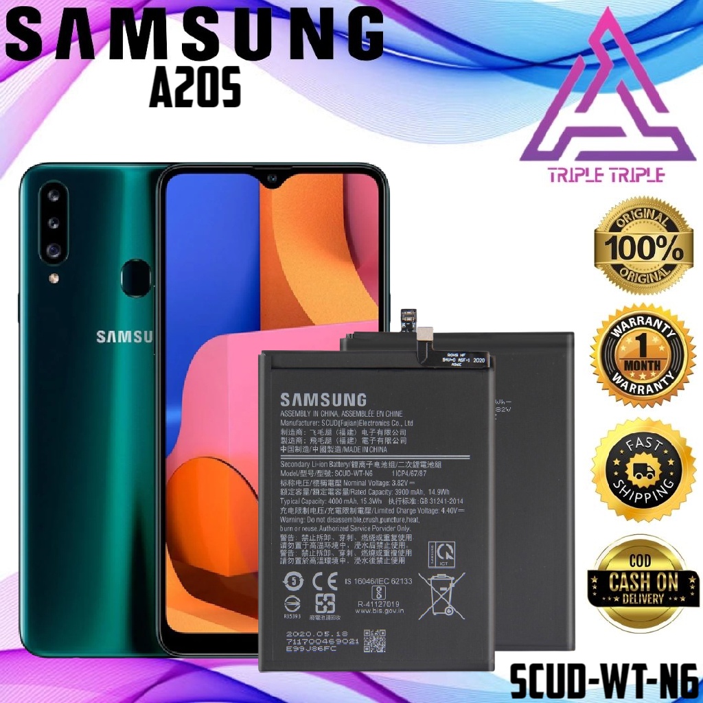 Samsung Galaxy A20s Battery Original, Model SCUD-WT-N6 Capacity ...
