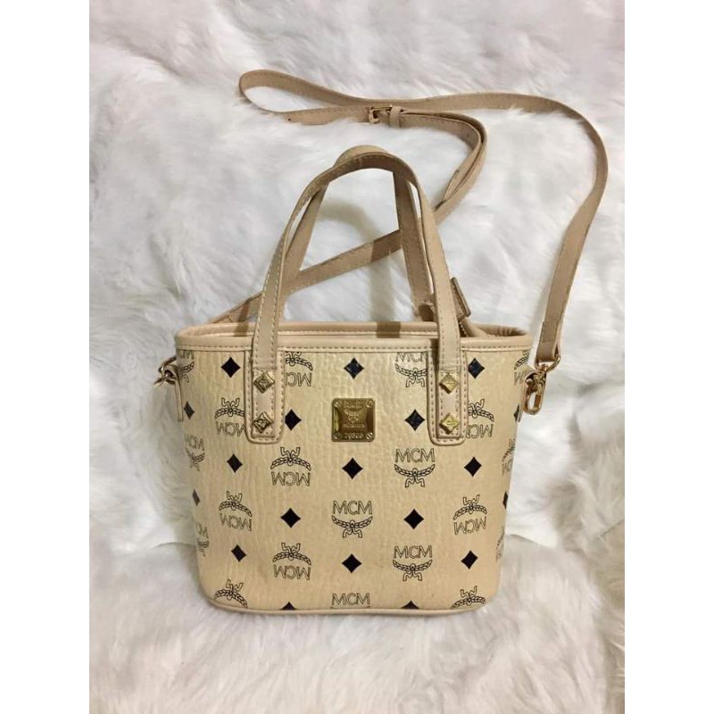 MCM 2Way Bag Cream Medium Shopee Philippines | atelier-yuwa.ciao.jp
