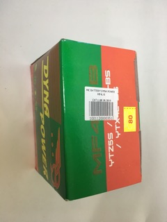 DYNA POWER MOTORCYCLE BATTERY MF 4L-B 4L D112000035 MAINTAINANCE FREE ...