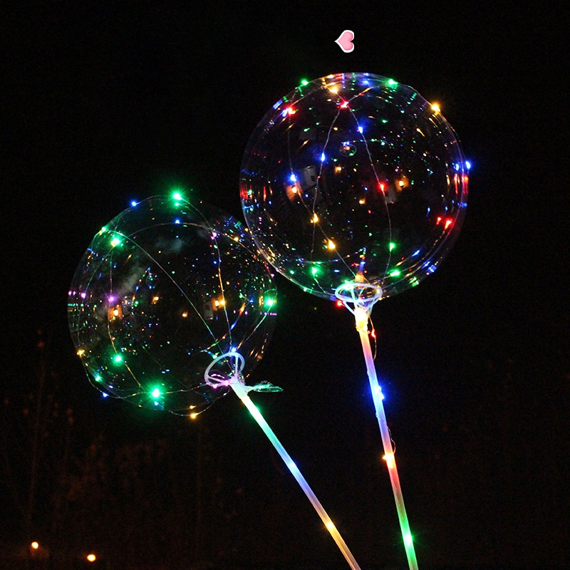 Various sizes Bobo Balloon Set / LED Light / 32CM Balloon Holder Stick ...