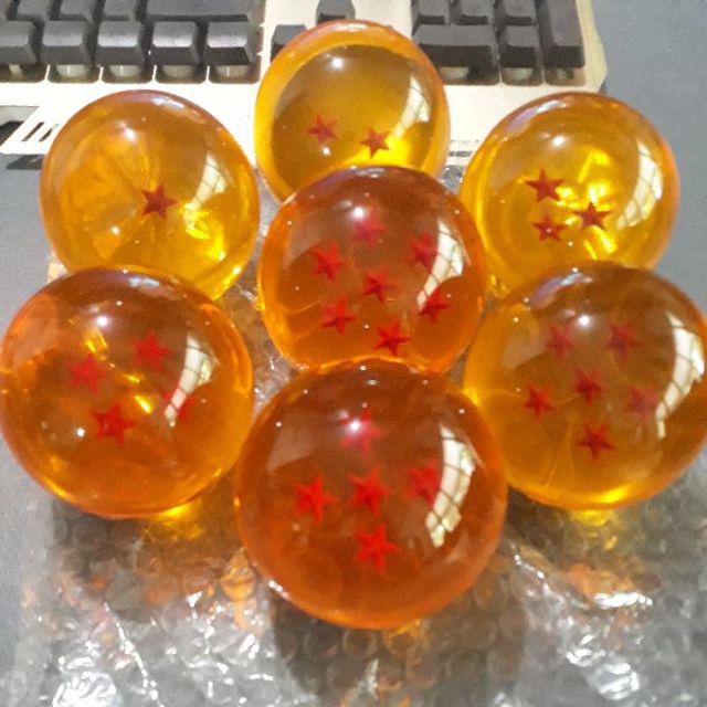 7.5CM Dragon Ball Anime DragonBall Z Stars 3D Crystal Ball | Shopee ...