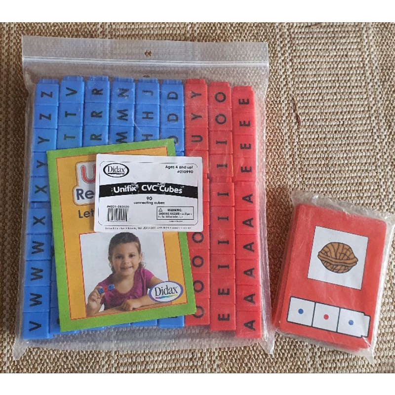 Unifix CVC Cubes and CVC Word Building Cards | Shopee Philippines