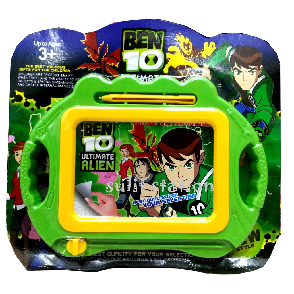 BEN 10 ten MAGIC DRAWING SLATE WRITING EDUCATIONAL WRITE BOARD TOYS ...