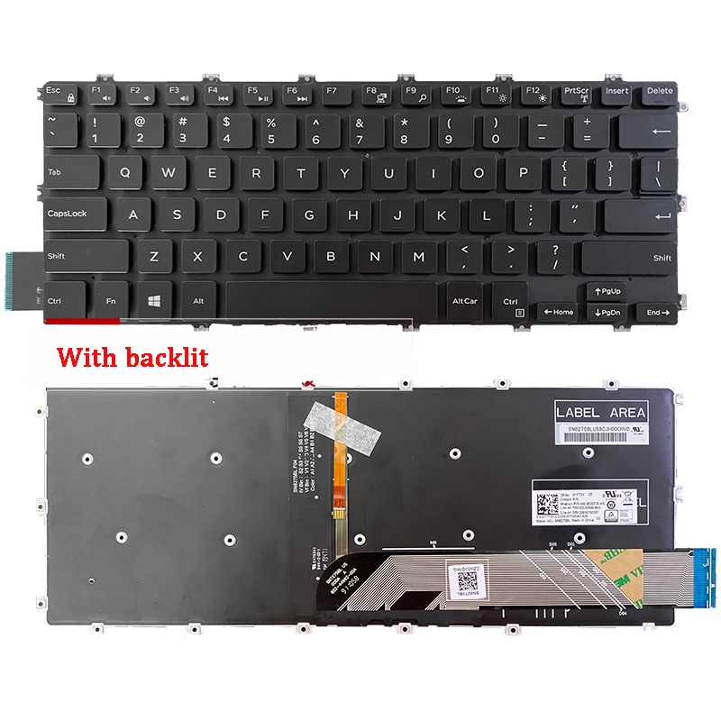 New Laptop Keyboard For DELL Inspiron 7380 5580 5588 7588 5480 5482 5488 V5481 | Shopee Philippines