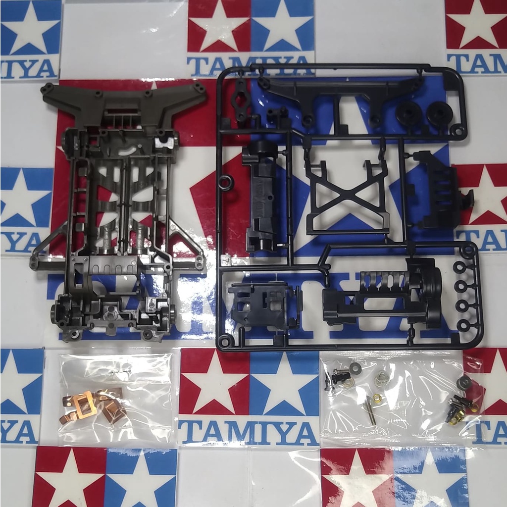 Tamiya Super X Chassis Gray with terminal and gear shaft | Shopee ...