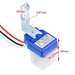 Photocell AC DC 24V 24 Volt 3 Wires Automatic Light sensor Switch ...