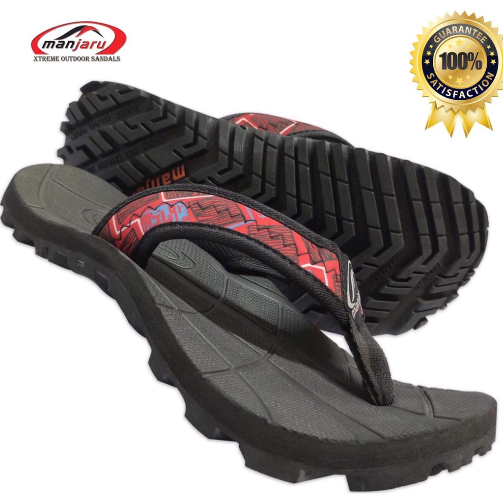 MANJARU GALLERA SLIPPERS (RED) | Shopee Philippines