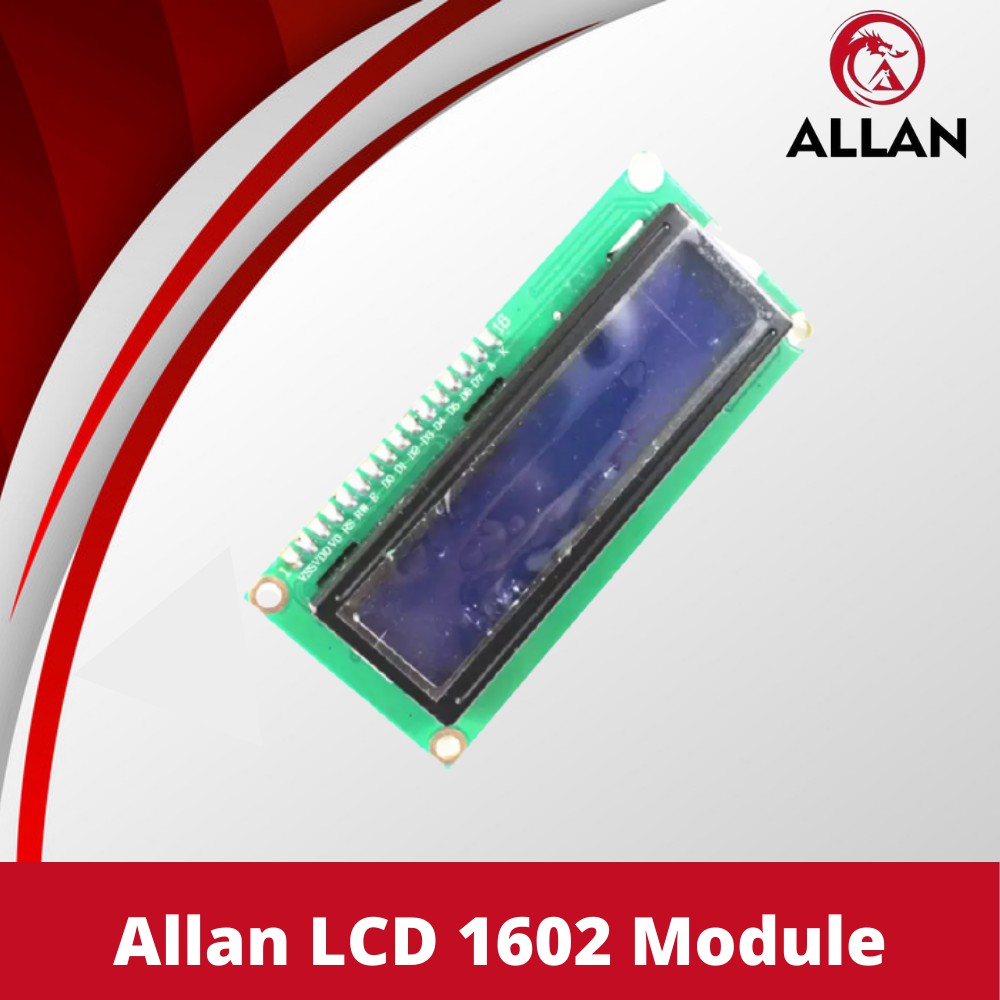 Allan LCD1602+I2C LCD 1602 module Blue screen IIC/I2C for arduino LCD1602 Adapter plate Yellow ...
