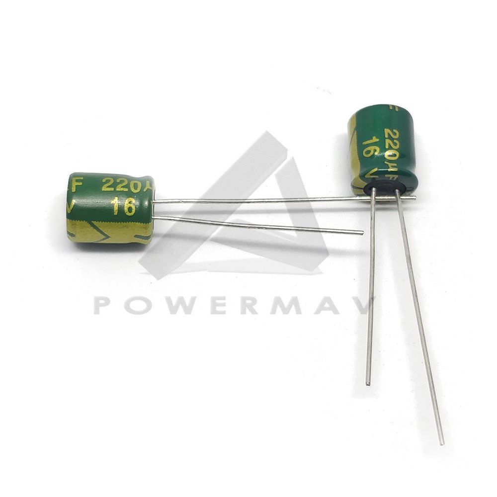 2pcs 220uf 16v capacitor New Aluminum Electrolytic Capacitors Radial ...