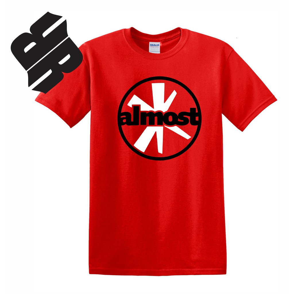 Skate Men's Shirt - Almost (Red) | Shopee Philippines