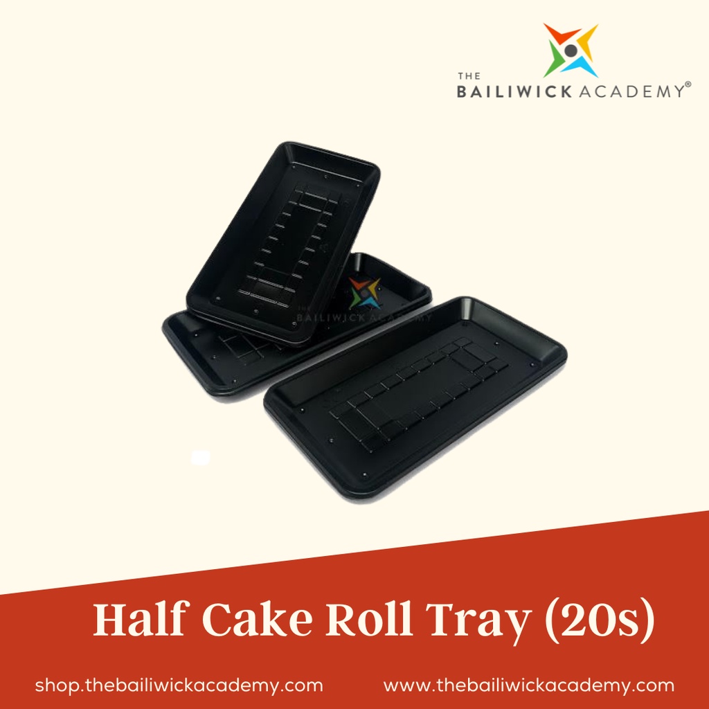Black Half Cake Roll Tray (20 pcs.) | Shopee Philippines
