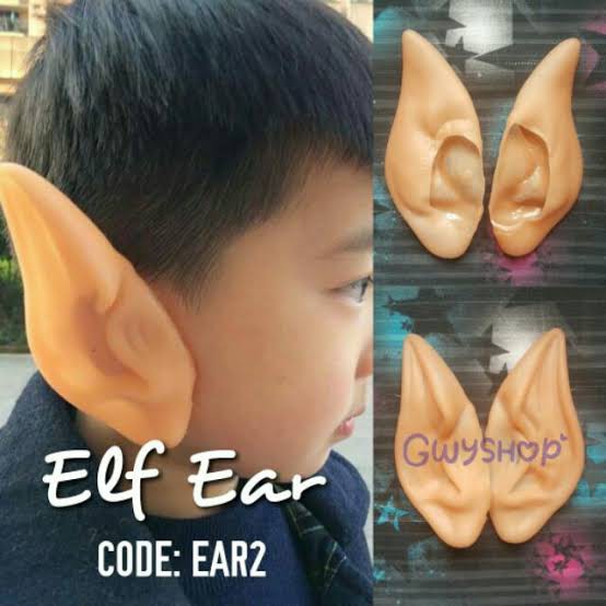 Elf ear dwarf ear pair fake ear | Shopee Philippines