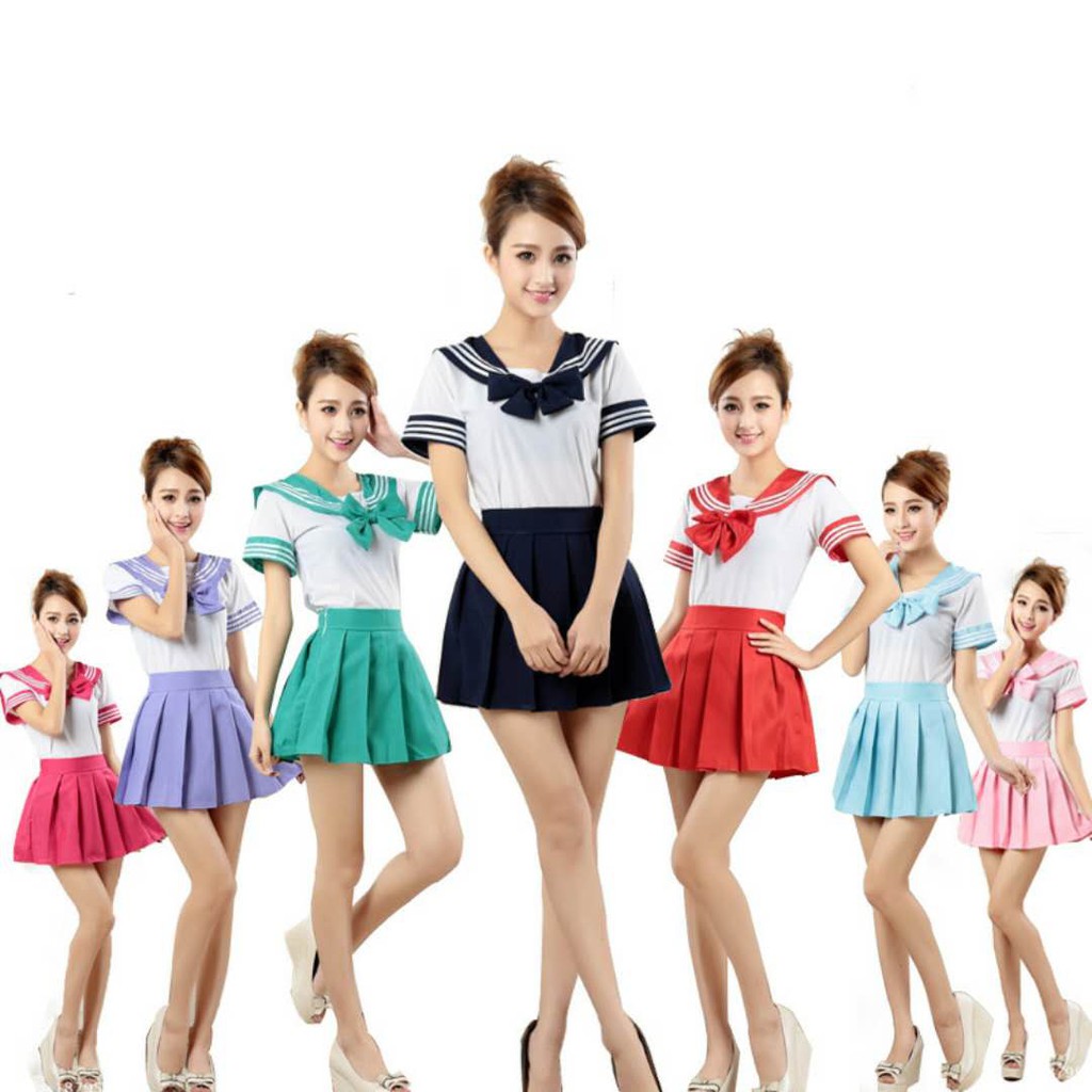 Japan School Uniform Dress Cosplay Costume Anime Girl Lolita | Shopee ...