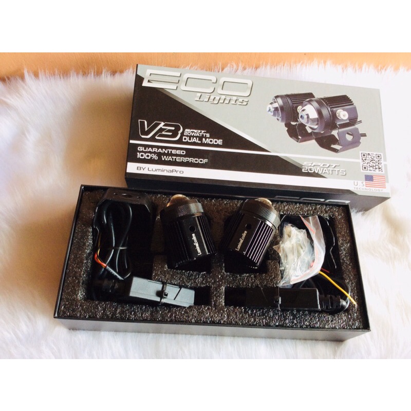 LUMINA PRO ECO V3 SPOT DUAL MODE MINI DRIVING LIGHT 20WATTS | Shopee ...