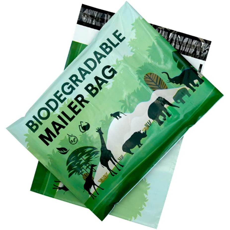 10 Pieces GREEN Biodegradable D2W Mailer Bags 100% Compostable #Cassava ...