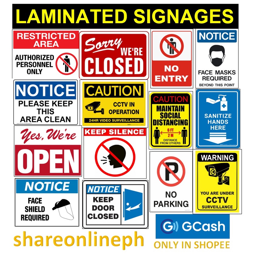 signage - Best Prices and Online Promos - Jan 2023 | Shopee Philippines