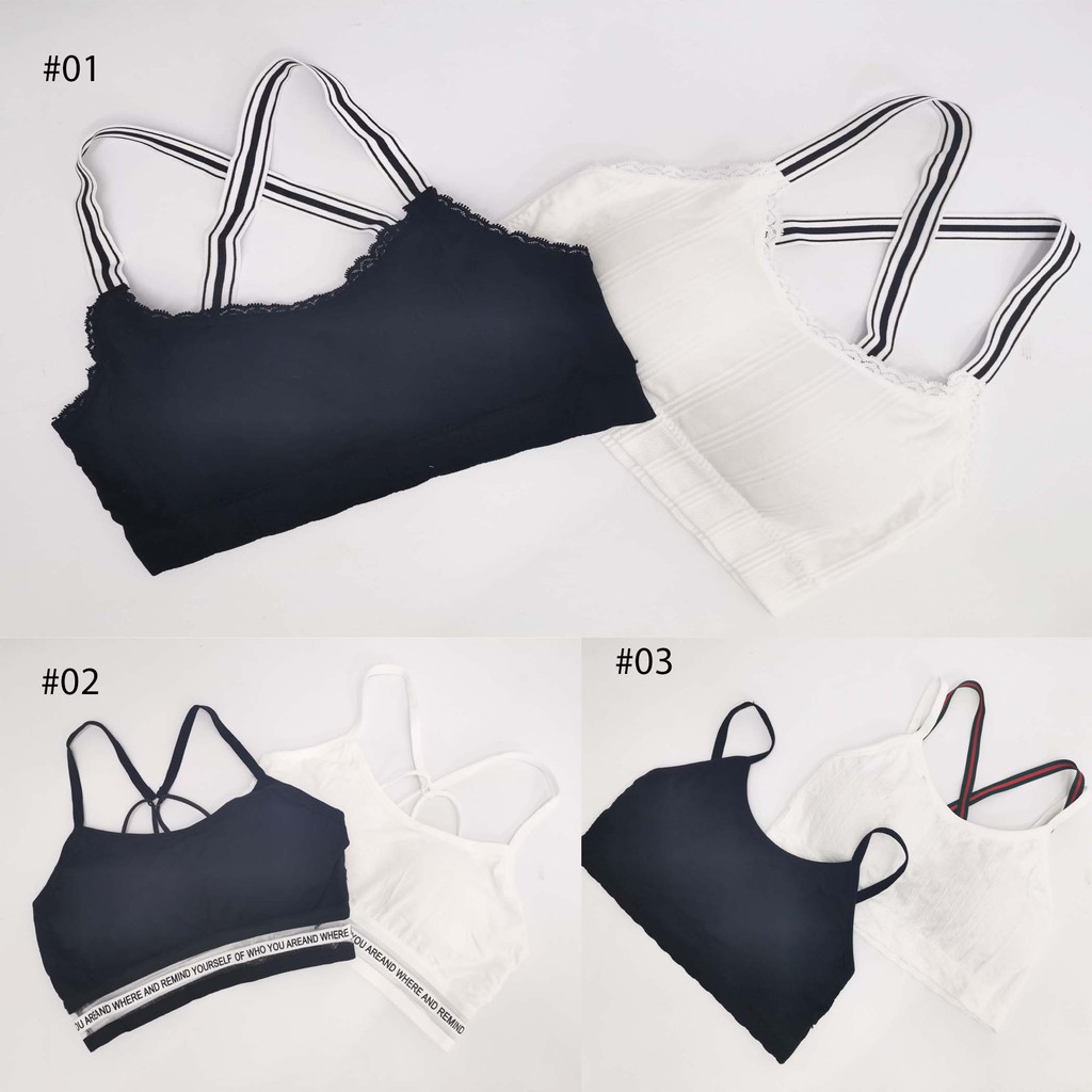 Blue Rae Fashion Lady's Sexy bralette Yoga Padded Tank sando Bras Women ...