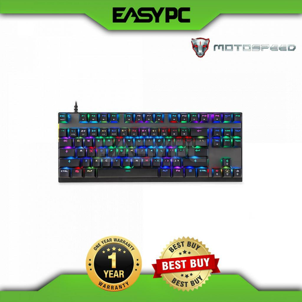 Motospeed K82/CK82 RGB 87 Keys Gaming Mechanical Keyboard Outemu Switch ...