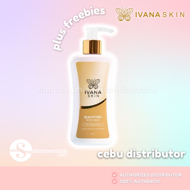 IVANA SKIN Beautifying Body Milk Lotion with Alpha Arbutin | Shopee ...