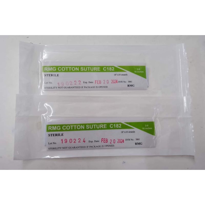RMG Cotton Suture 2-0 (C182) Sterile | Shopee Philippines