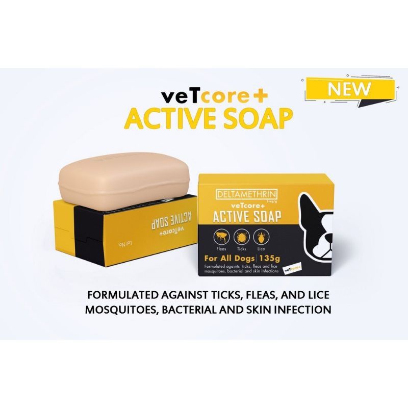 VetCore + Active soap deltamethrin 135g | Shopee Philippines