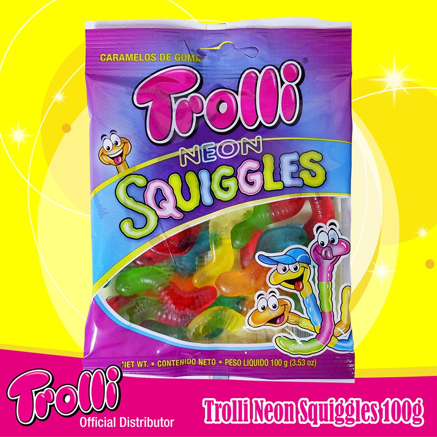 Trolli Neon Squiggles 100g | Shopee Philippines