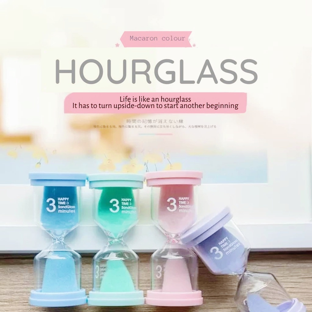 Hourglass Sand Timer 1/3/5/10/15/30 Minutes Sand Glass Timer Macaron ...