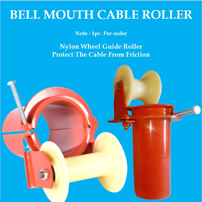 Cable Roller Bell Mouth Nylon Wheel Guide Roller Ground Cable Protect ...