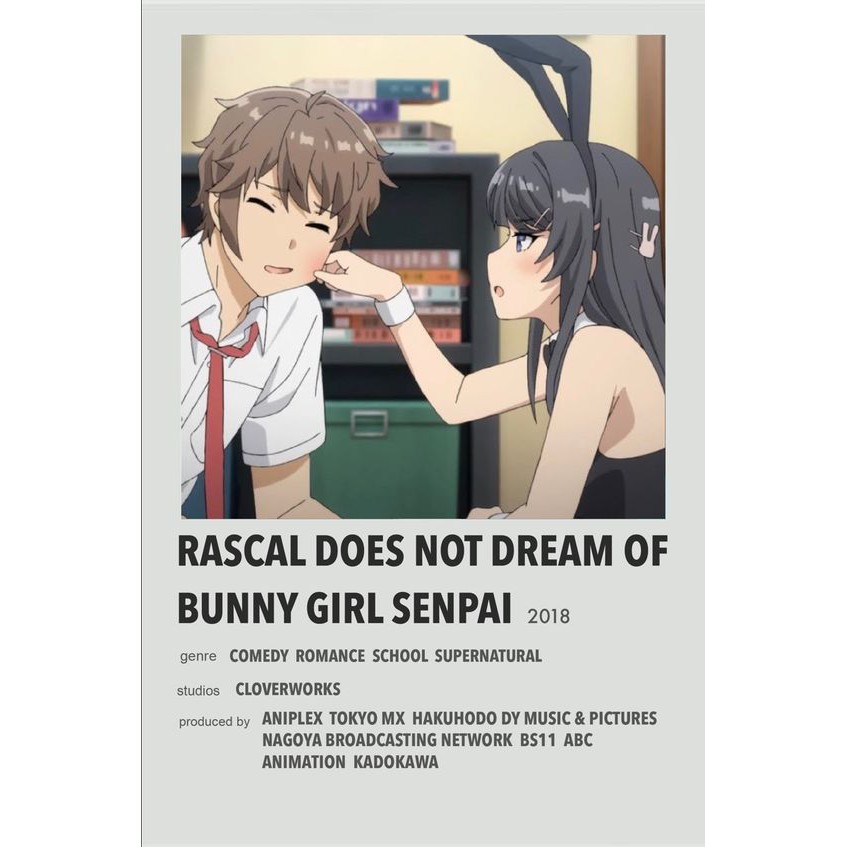Bunny girl senpai poster | BeeCost