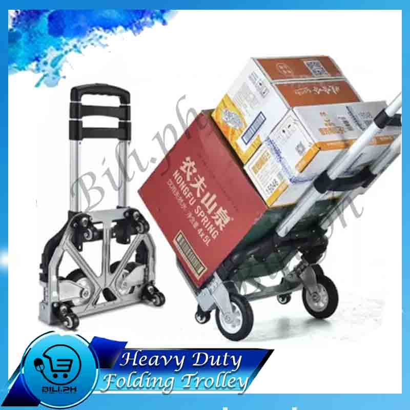 Folding Hand Truck Heavy Duty Aluminium Alloy Multi-function Folded ...