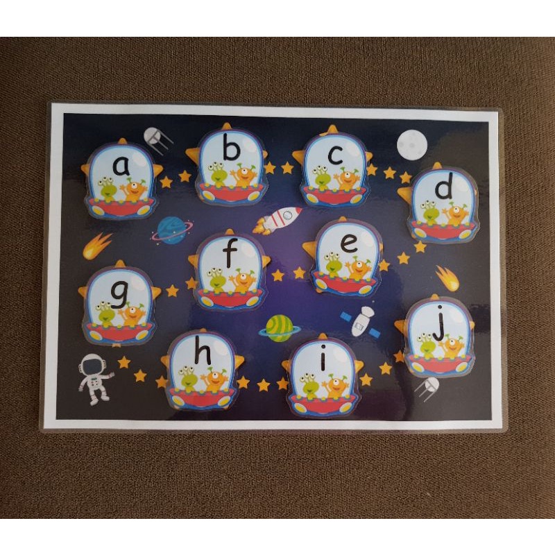 ALPHABET MATCHING LAMINATED WITH VELCRO | Shopee Philippines