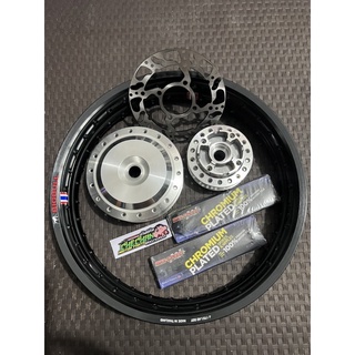 RIMSET HONDA CLICK 125/150 WITH DISC SIZE 17S 1.4 FRONT AND REAR ...