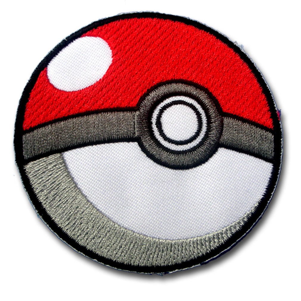 Pokeball Pokemon Patch Embroidered Iron on Patches Badge | Shopee ...