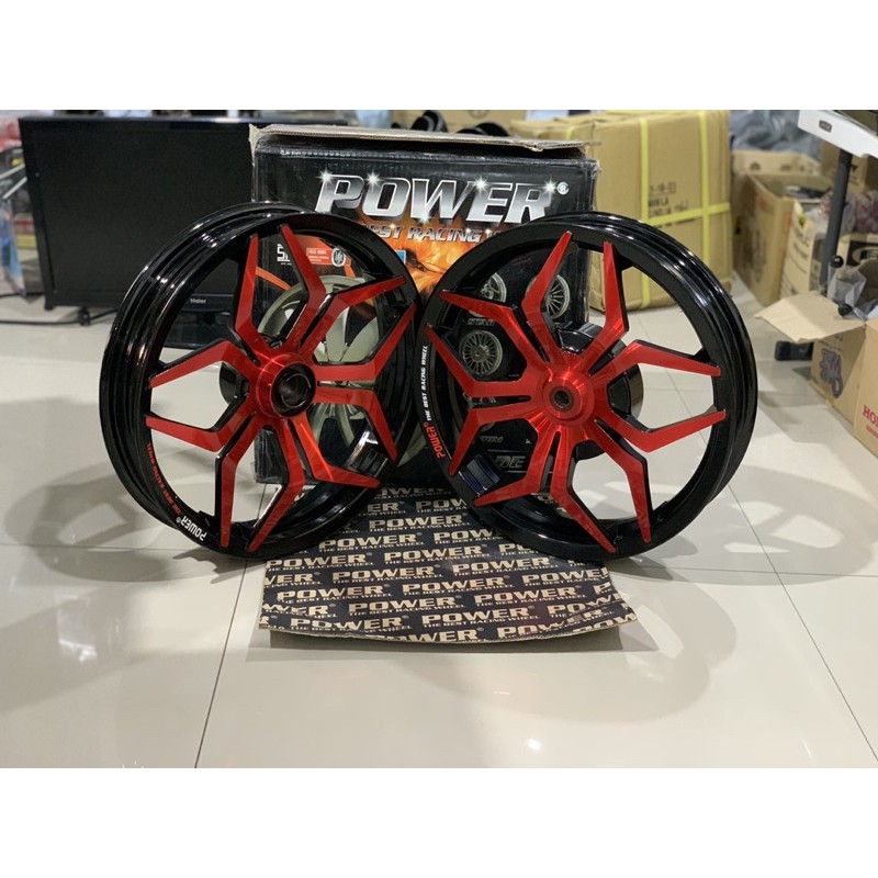 🇹🇭🇹🇭POWER MAGS MIO BLACK/RED STAR DESIGN | Shopee Philippines