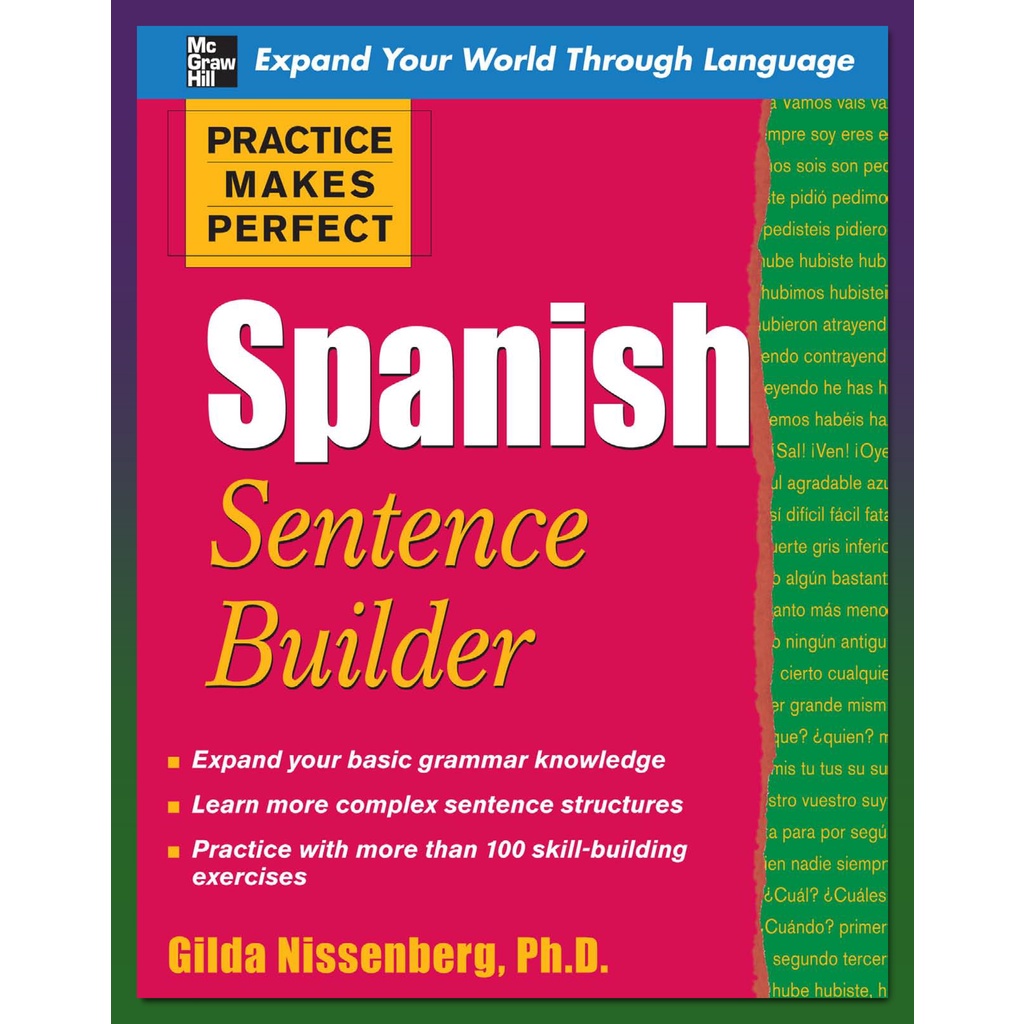 Spanish Sentence Builder (Practice Makes Perfect) | Coilbind | Shopee ...