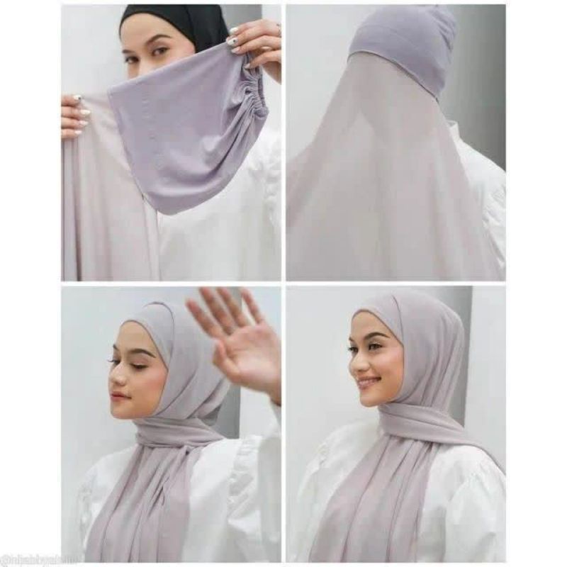 Pashmina INNER SERUTY BABYDALL // PASHMINA INNER 2 in 1 Latest And ...
